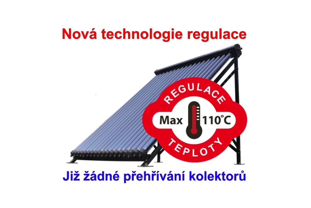 Inovativní regulace teploty moderních solárních kolektorů.